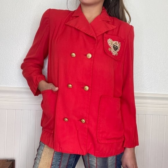 Vintage | Tops | Vintage Military Embroidered Crest Tailored By Phil ...